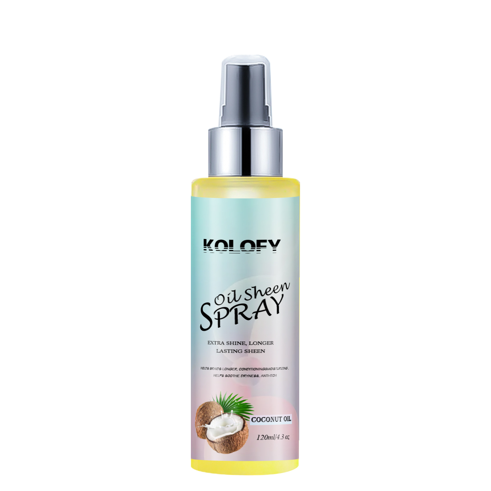 Kolofy Oil Shine Spray 120ml - Lightweight Shine Enhancer for ...